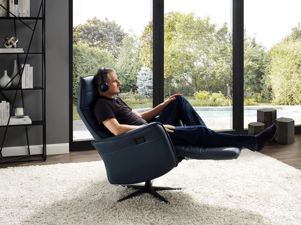 Relaxsessel aus Leder - Elektrisch verstellbar und ergonomisch